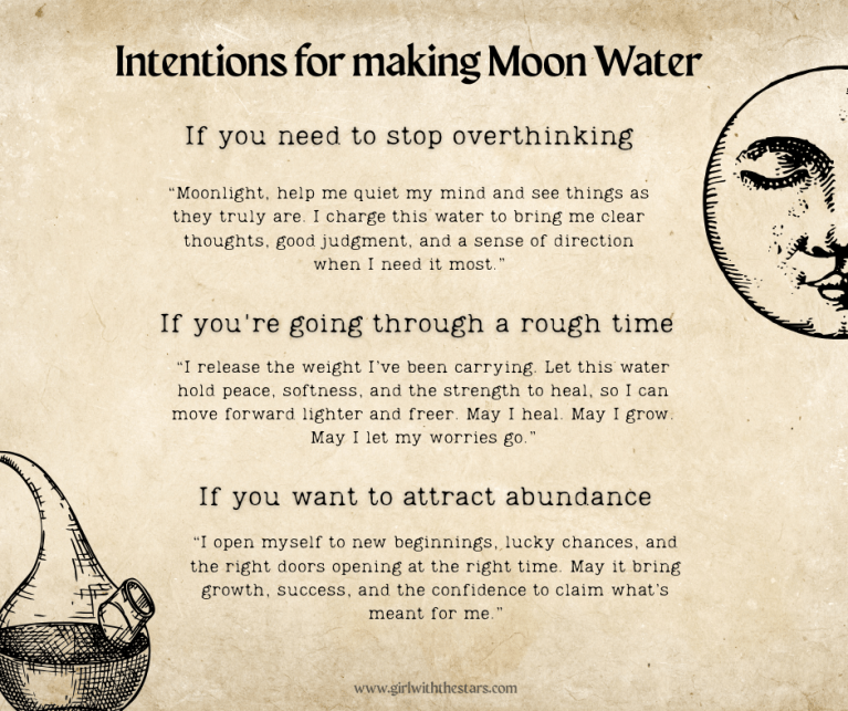 How to Make Moon Water – Girl With The Stars